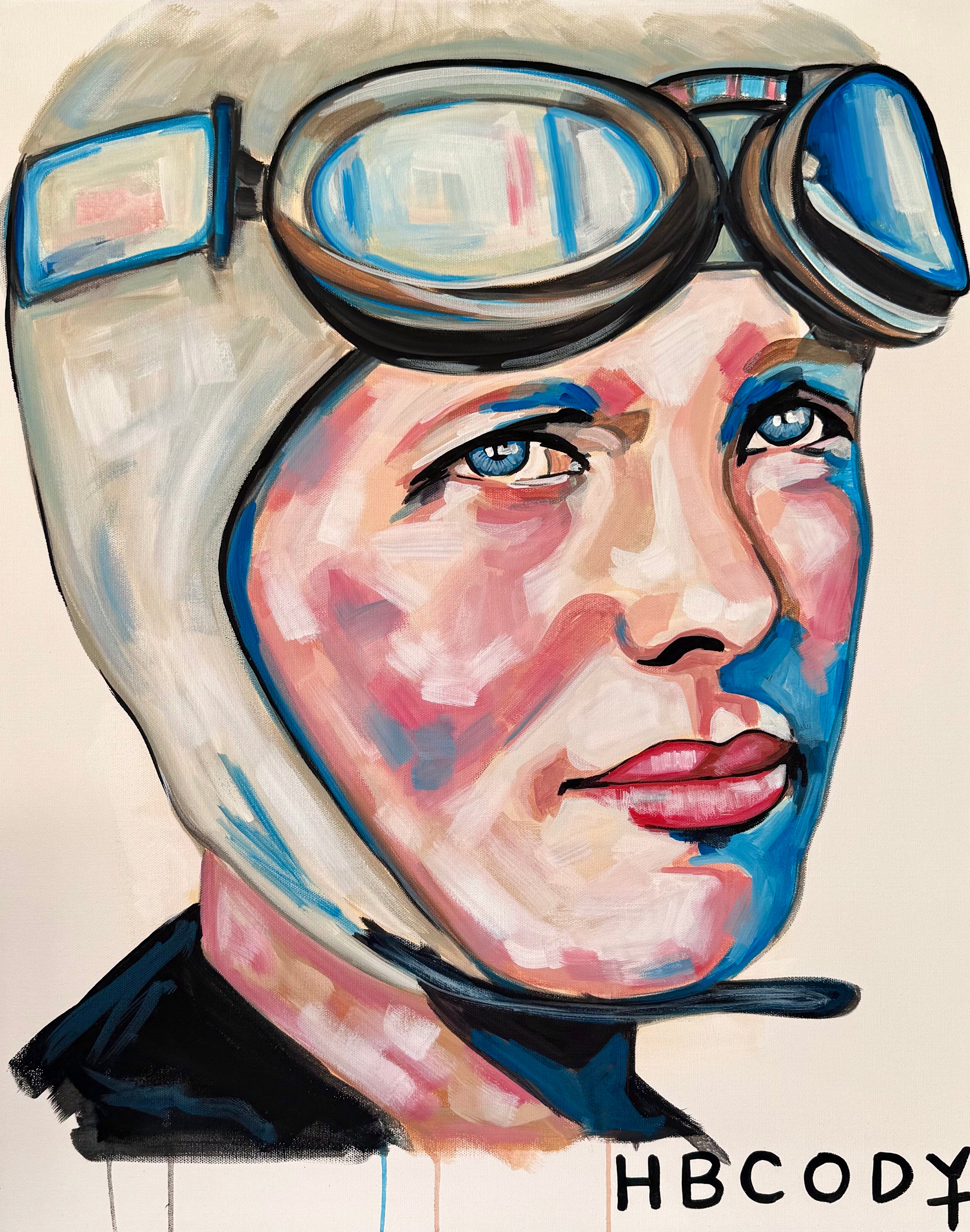 Amelia Earhart – Heather Burke-Cody Art